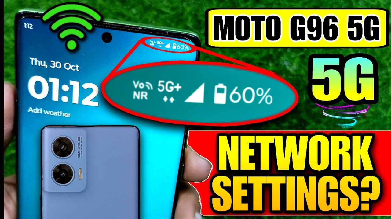 Moto G96 Me 5G Network Kaise Chalaye | Motorola G96 5G Network Settings ...