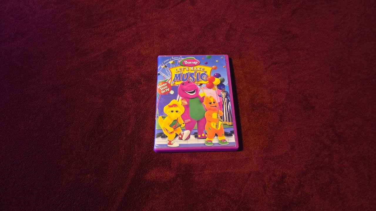 Opening to Barney Let's Make Music 2006 DVD (2007 Reprint) - YouTube
