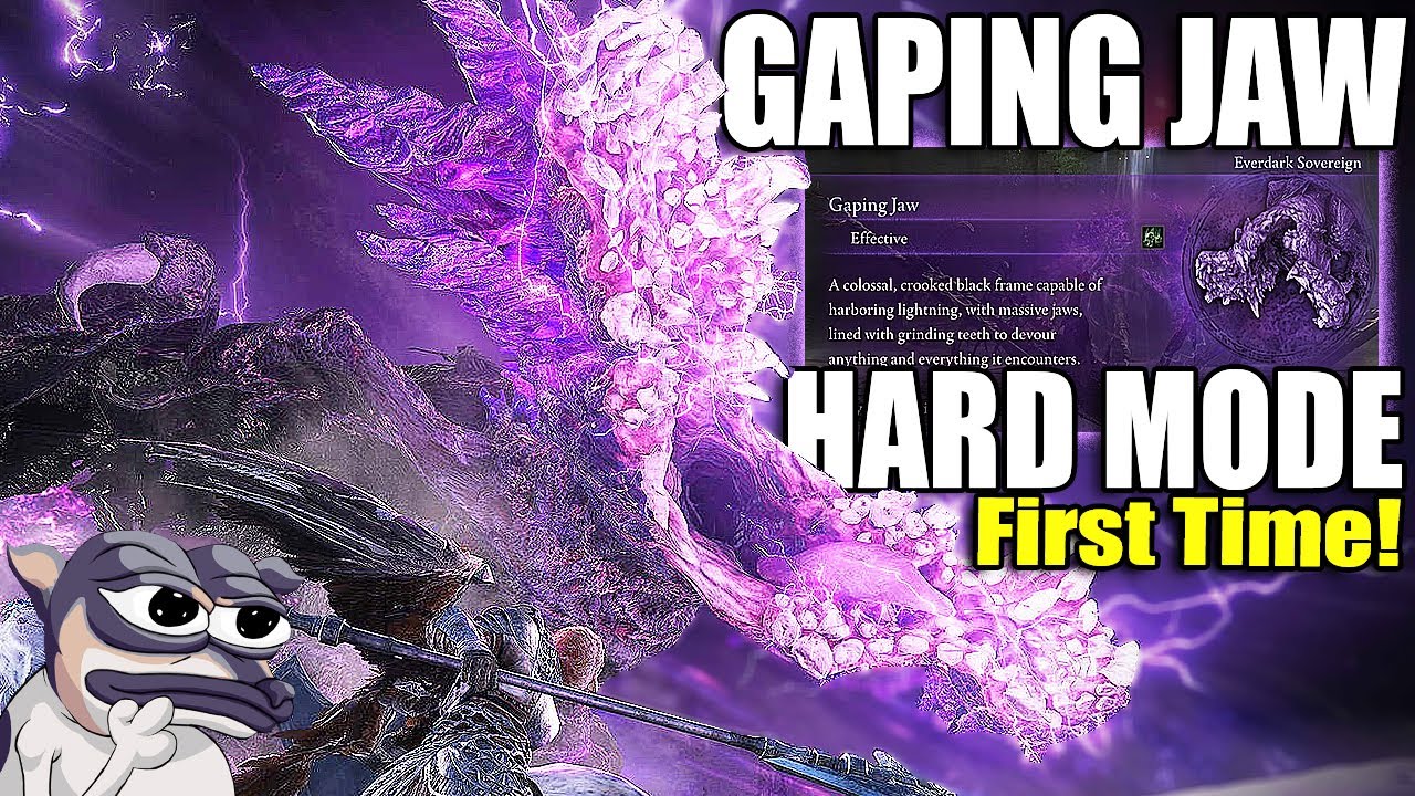 Prod's First Time Trying HARD MODE Gaping Jaw! (ER Nightreign) - YouTube