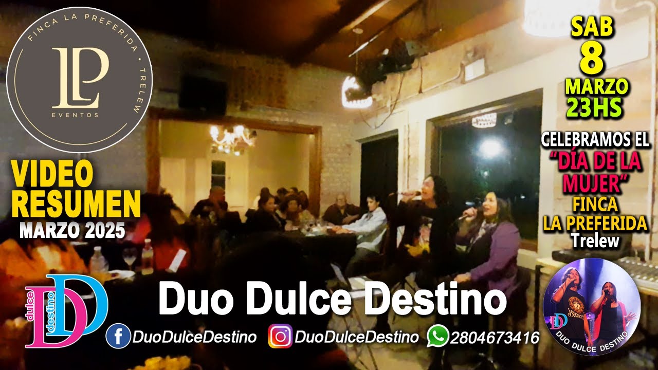 Show de Duo Dulce Destino en Finca "La Preferida" - YouTube