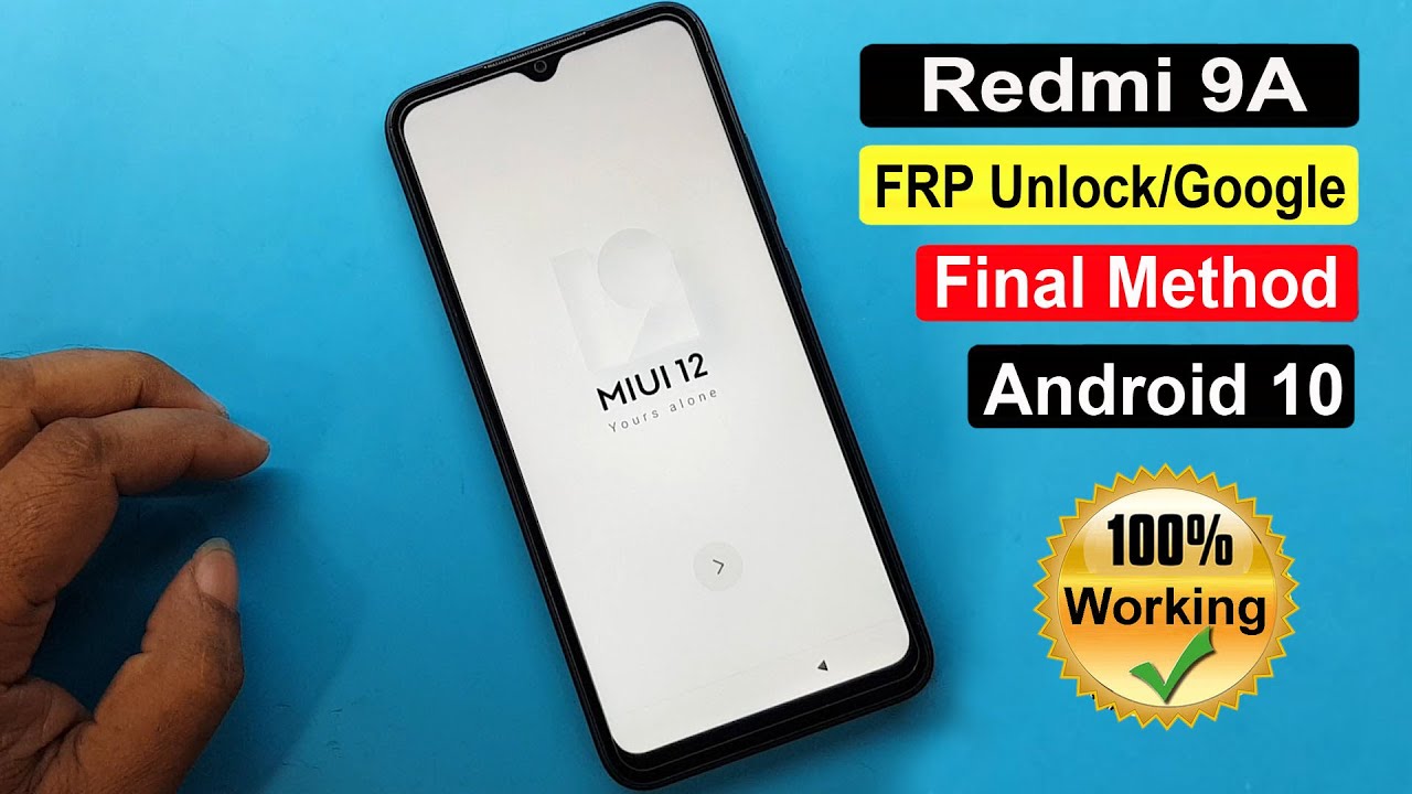 Redmi 9A FRP Bypass Android 10 | Redmi 9A (M2006C3LG) Google Lock ...