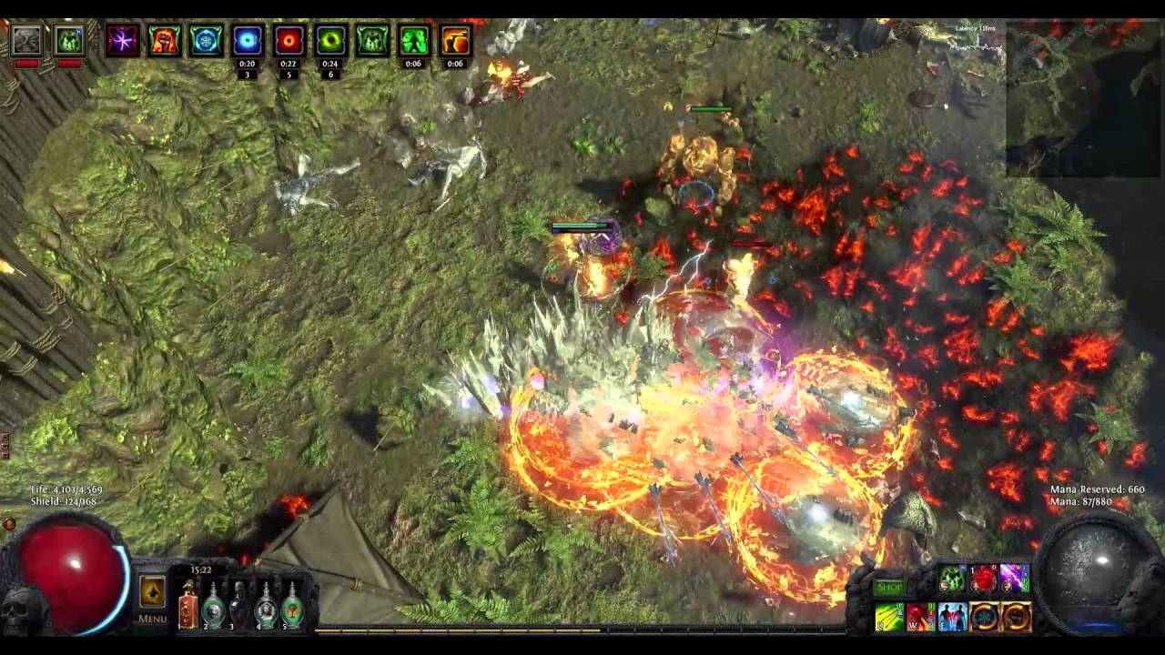 Path of Exile : 2.2 infractem ranger build T11 springs run - YouTube