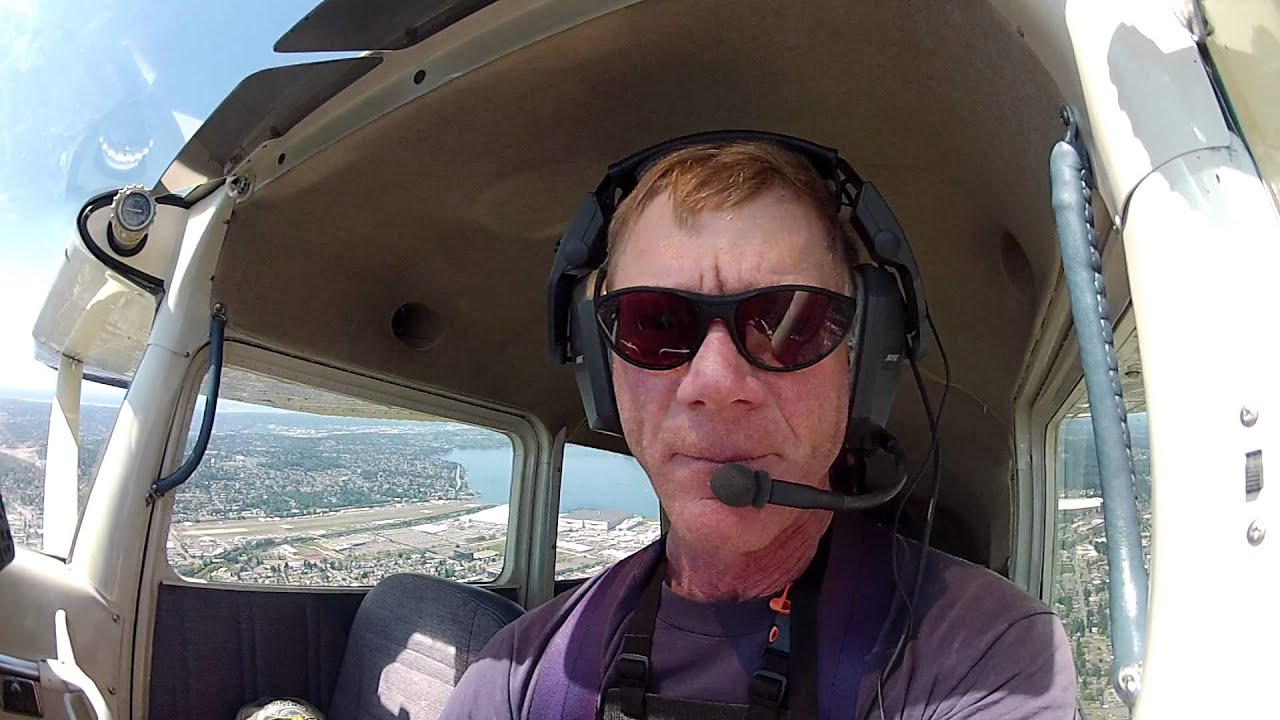 Jim is Flying his Cessna 170 B Airplane filmed with a GoPro and his ...