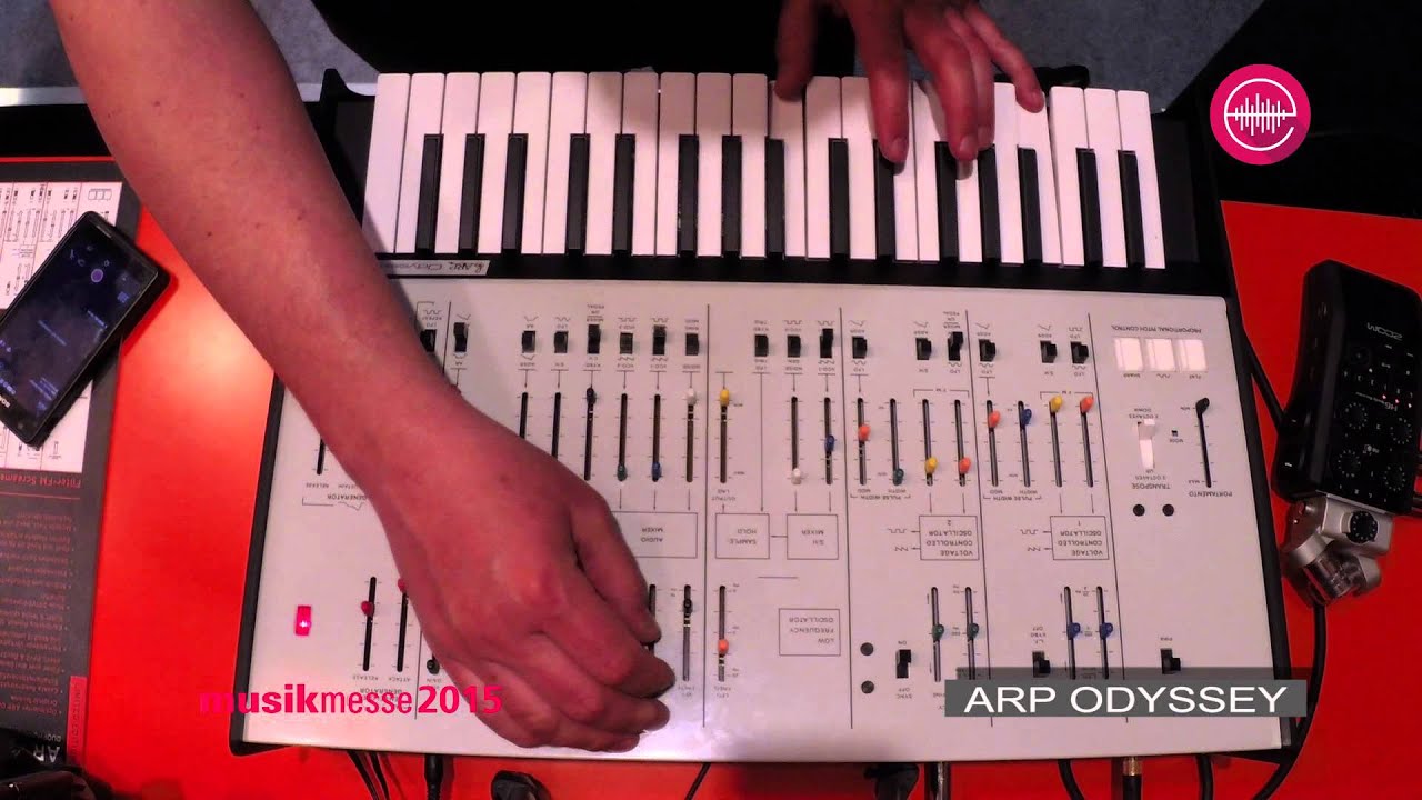 ARP ODYSSEY demo [Musikmesse 2015] - YouTube