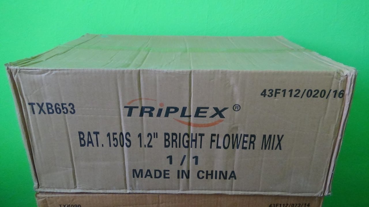 TXB653 Bright Flower Show 150 shots Triplex 2016/2017 (new version ...