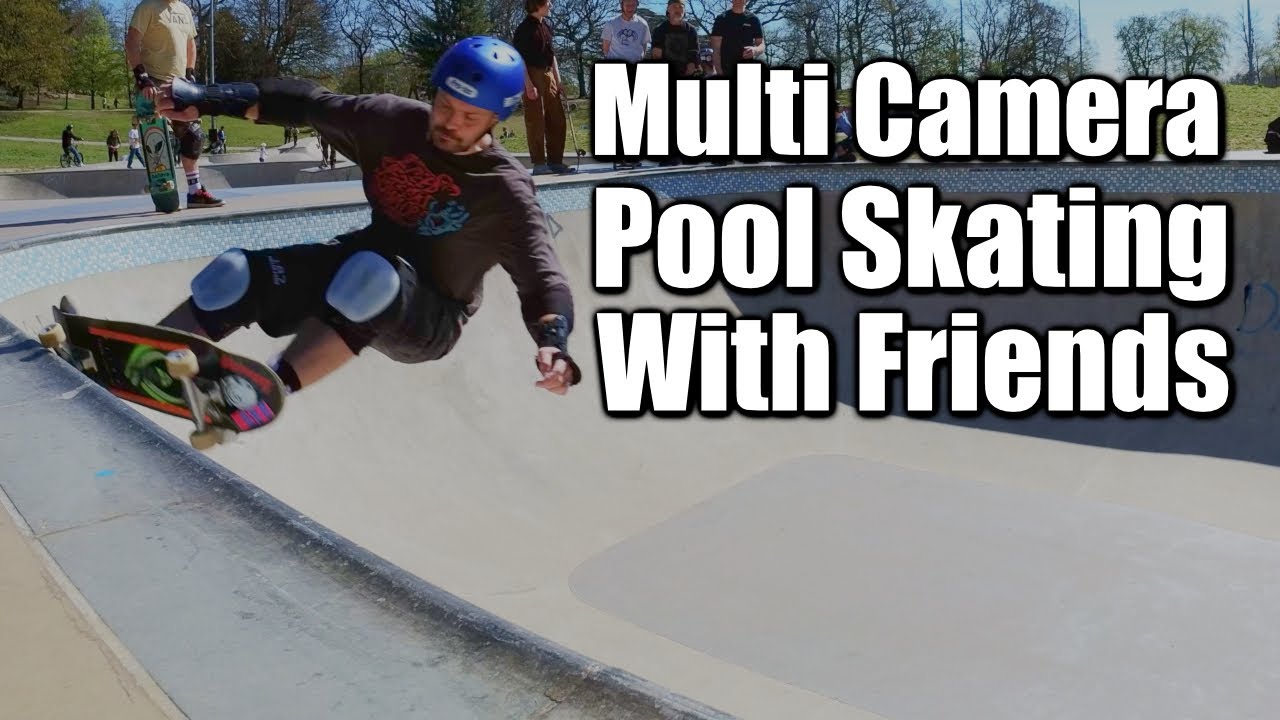 Pool Skating Session with Multiple Cameras - April 2021 Crystal Palace ...