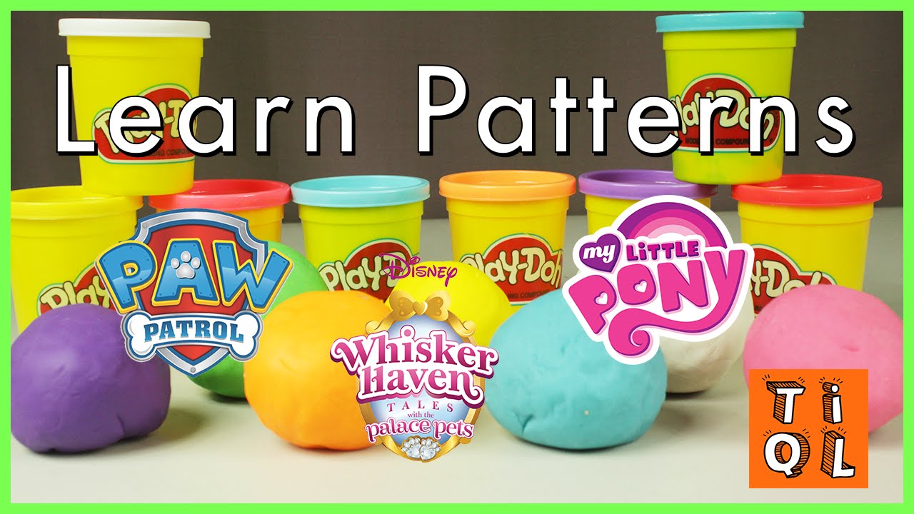 Play Doh Surprise Learning Patterns Challenge - YouTube
