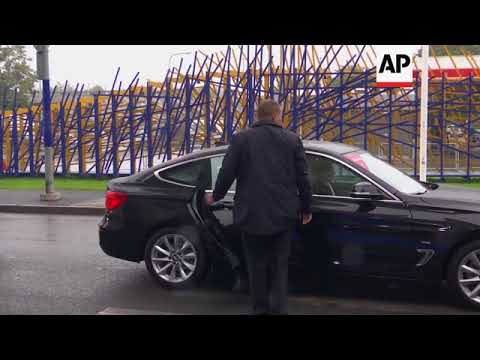 EU foreign ministers arrive for meeting in Tallinn