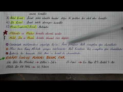 TEFSİR USULÜ( KIRÂAT)  MBTS/DHBT/ÖABT VE İHL ALAN DERSLERİ EĞİTİM VİDEOLARI 5. BÖLÜM/2026
