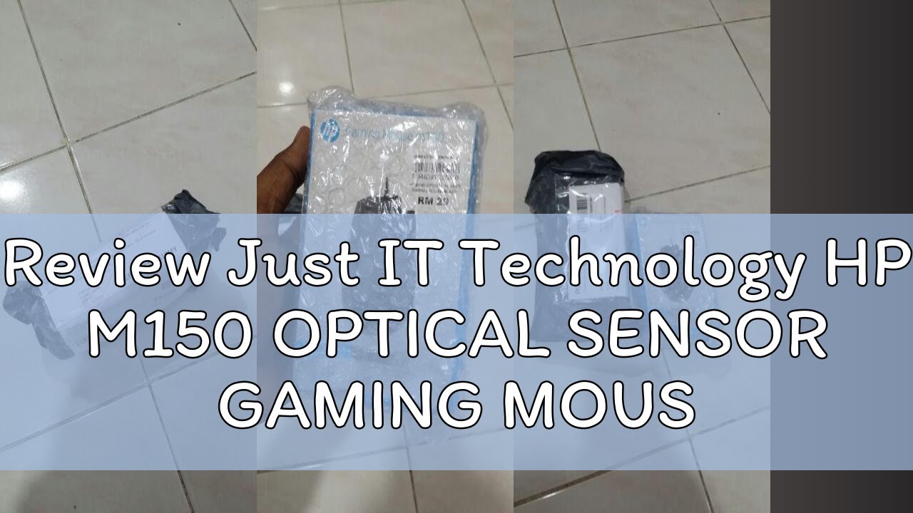 Review Just IT Technology HP M150 OPTICAL SENSOR GAMING MOUSE - YouTube