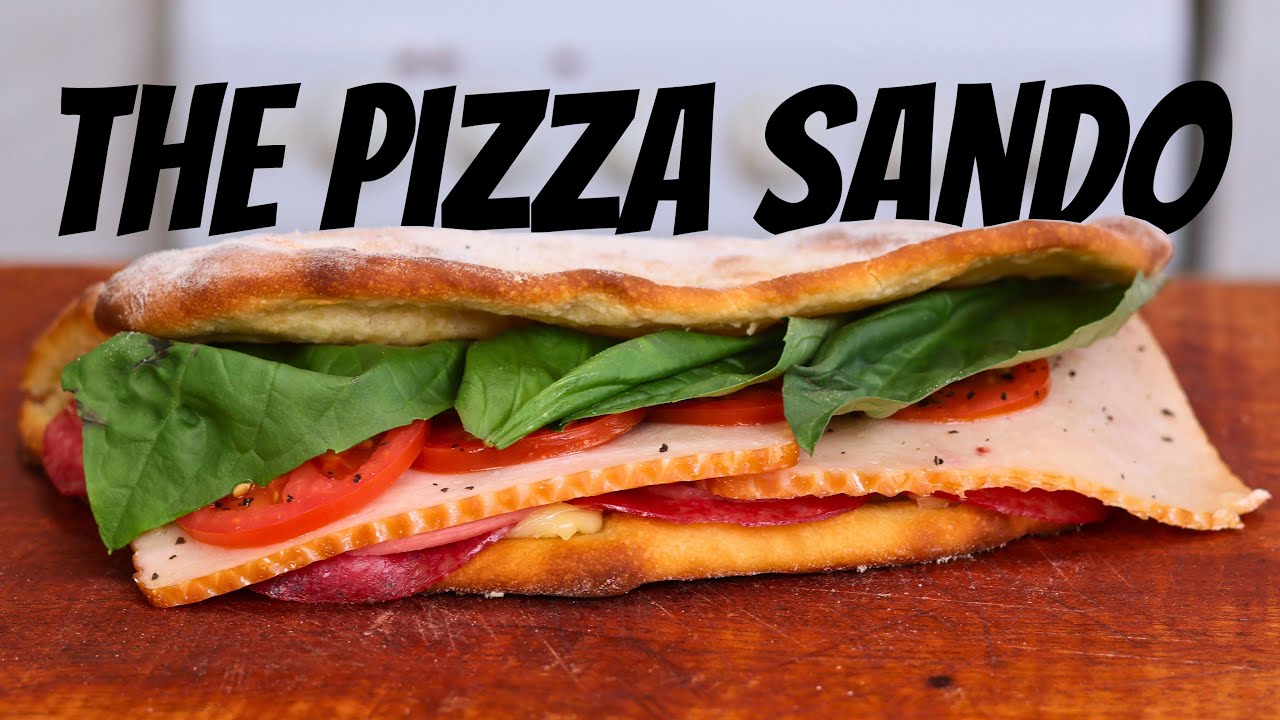 How To Make The Pizza Sando (The crust is actually crusting!) - YouTube