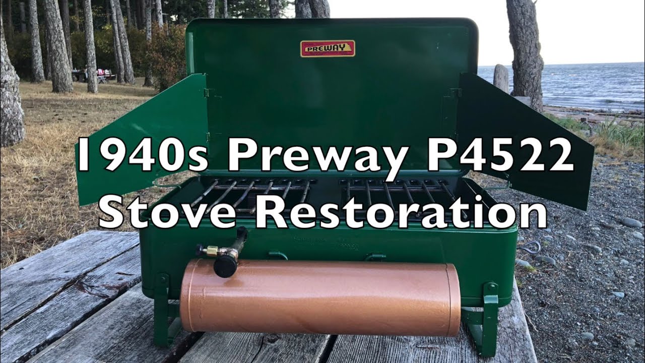 1940s Preway P4522 Stove Restoration - YouTube