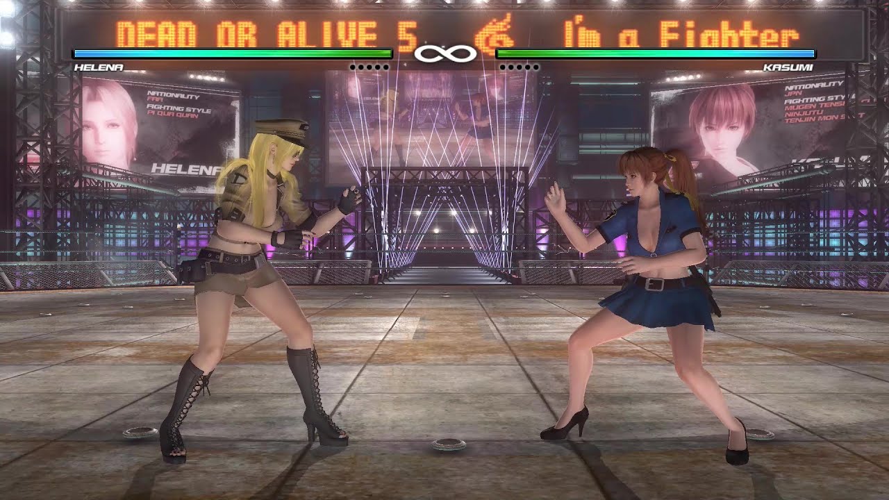 DEAD OR ALIVE 5 - Helena VS Kasumi - YouTube