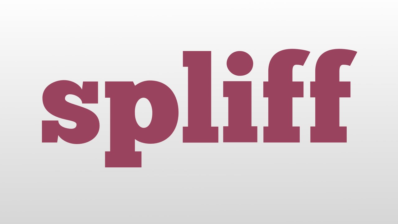 spliff meaning and pronunciation - YouTube