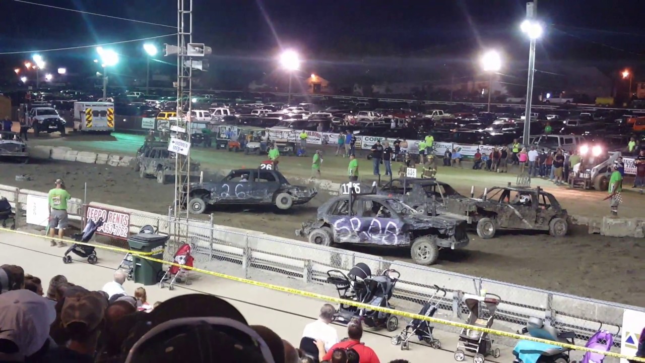 Smash it demo derby stark county fair 2018 - YouTube