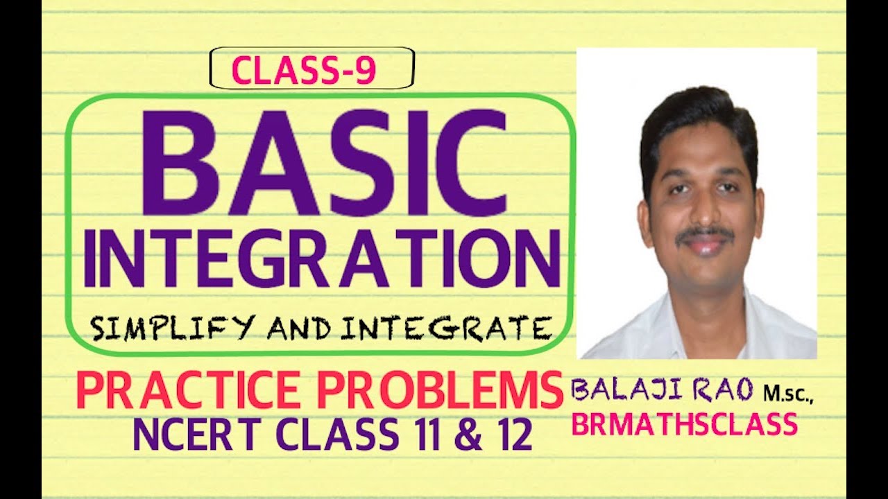 BASIC INTEGRATION PROBLEMS WITH ANSWERS - BASIC INTEGRATION PROBLEMS - YouTube