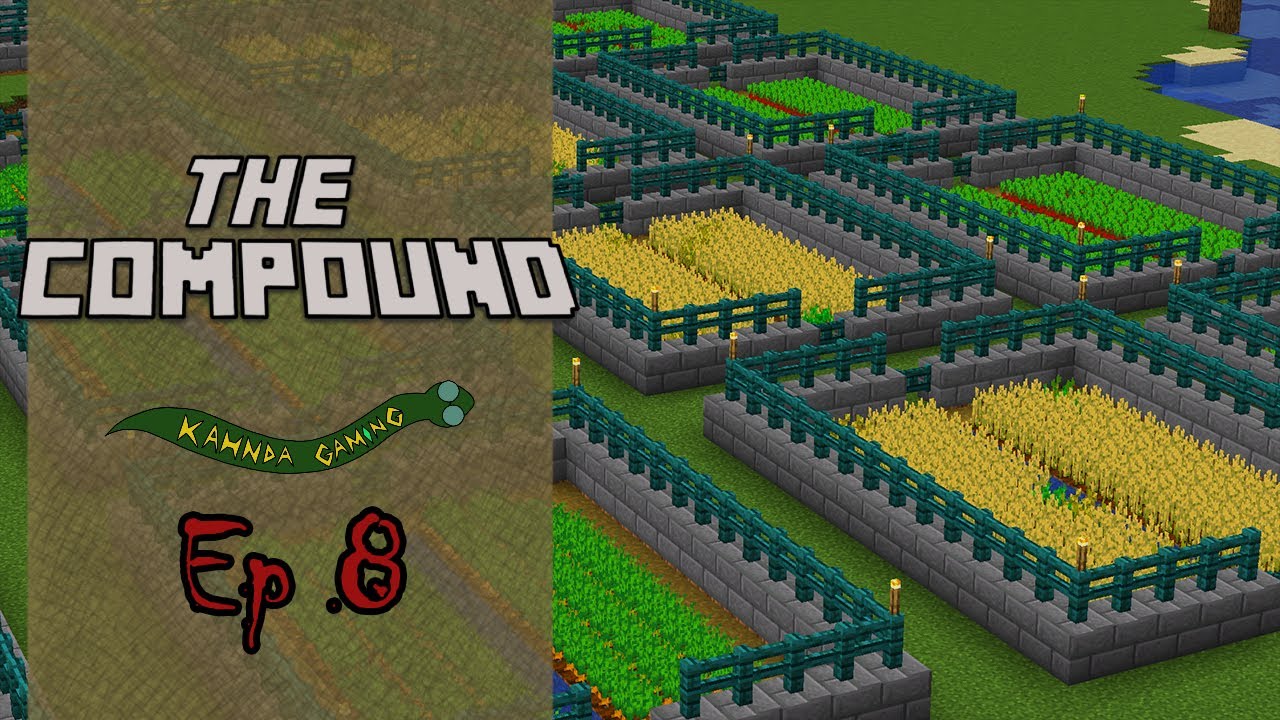 Starting a Garden [Minecraft Survival: The Compound, Ep 8] - YouTube