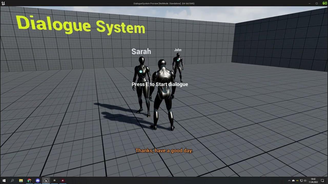 Unreal Engine 5 - Dialogue System - Marketplace - YouTube