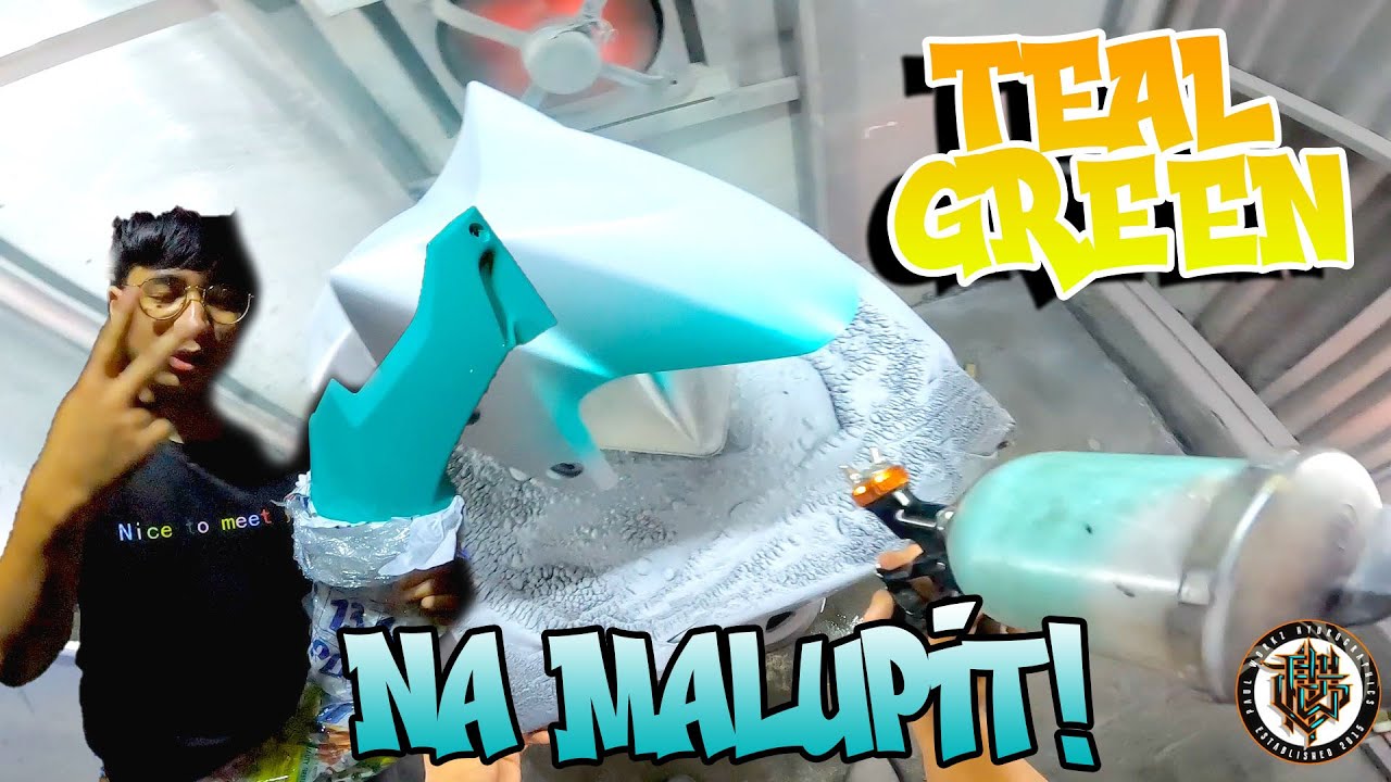 Yamaha Nmax Repaint Teal Green Color - YouTube