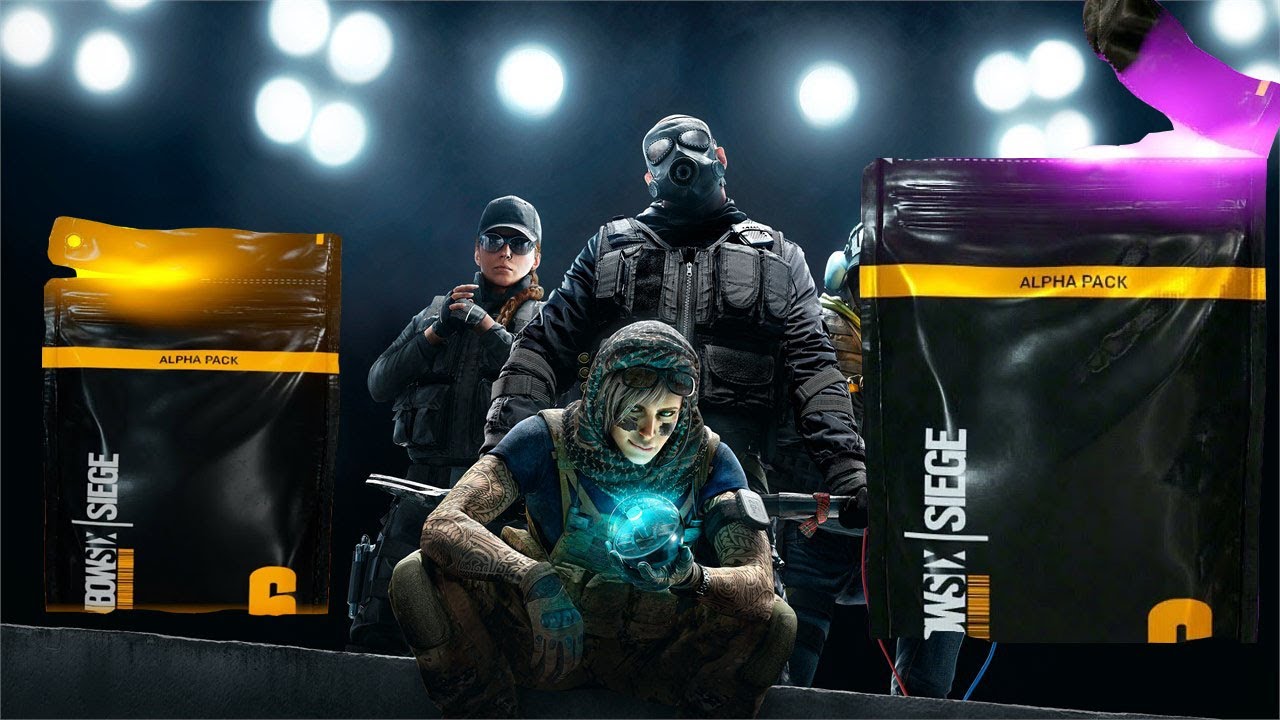 rainbow six siege pack opening - YouTube