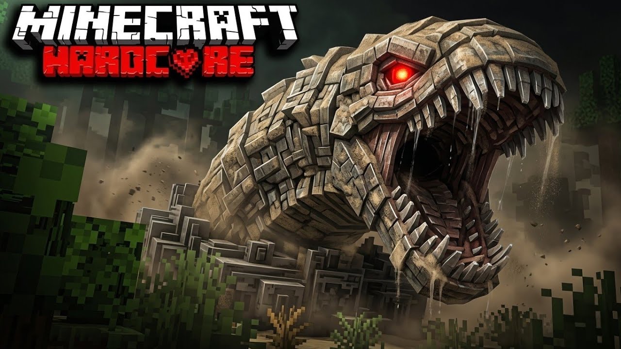Surviving The Most Terrifying Creature In Minecraft Hardcore World ...