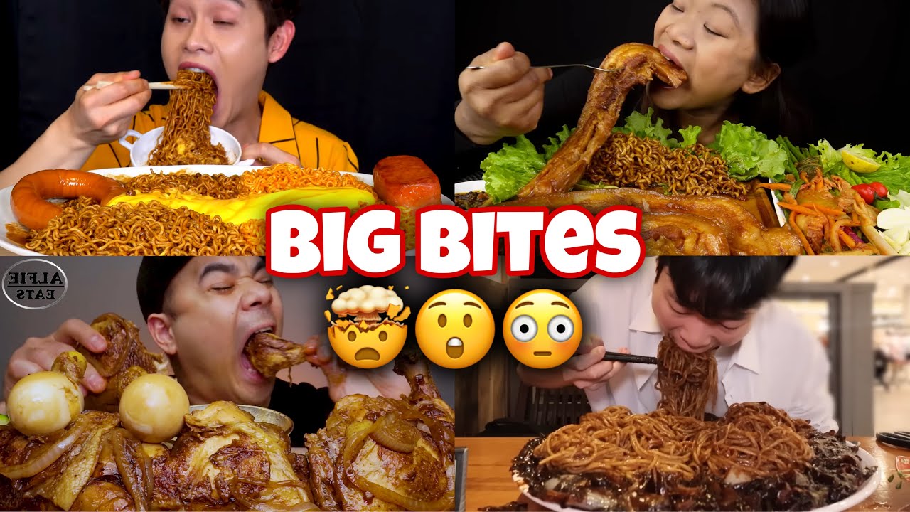 Big Bites Mukbang Compilation - YouTube
