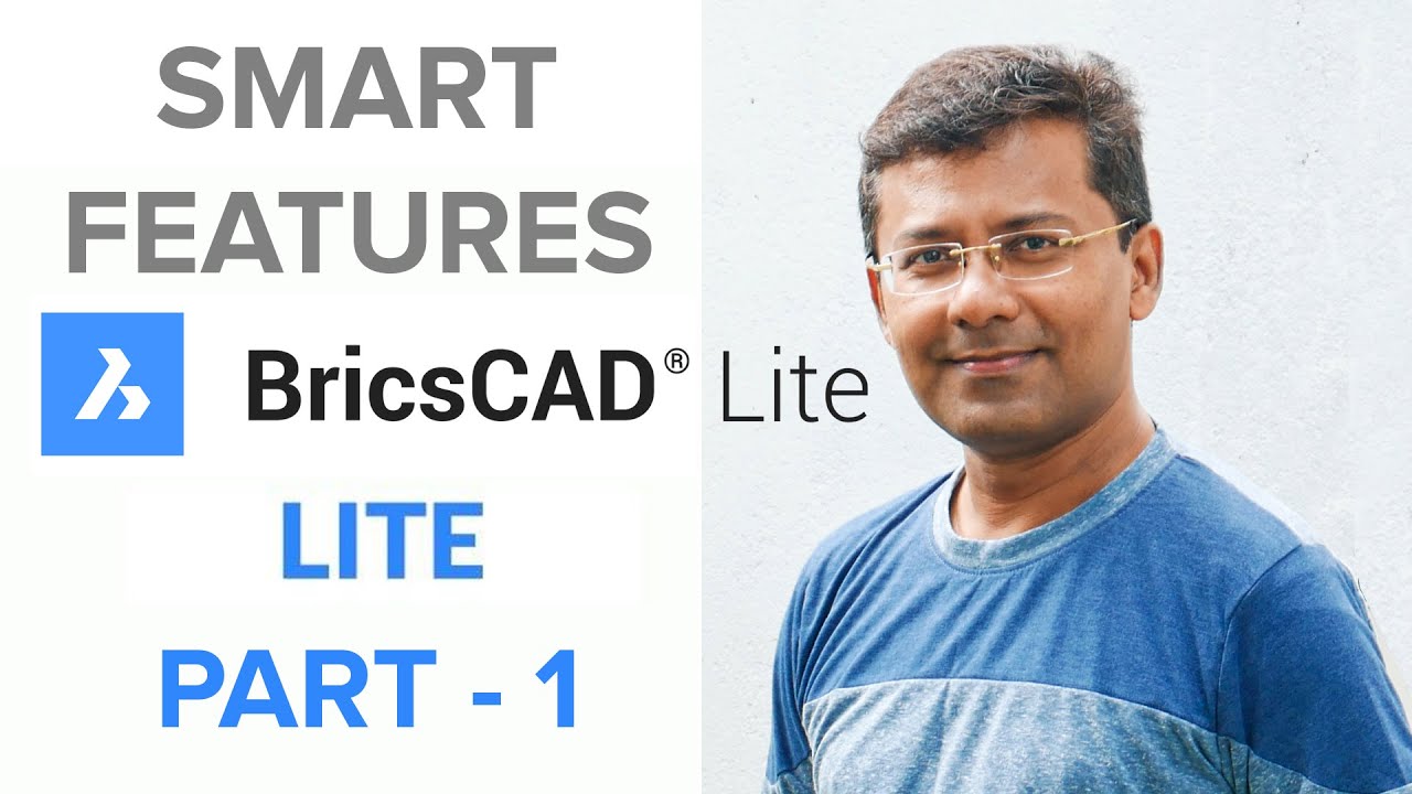 BricsCAD Lite Smart Features | BricsCAD V21 Features - YouTube