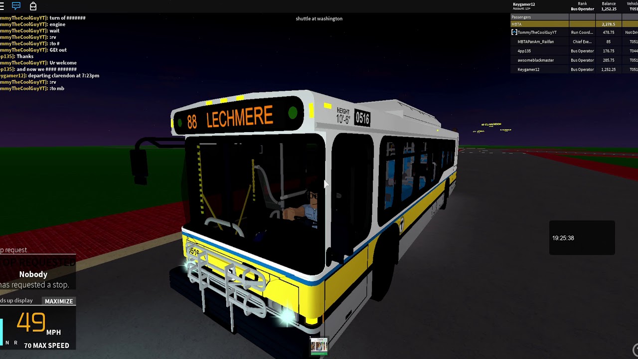 MBTA Roblox Gameplay Route 88 (AN440LF) - YouTube