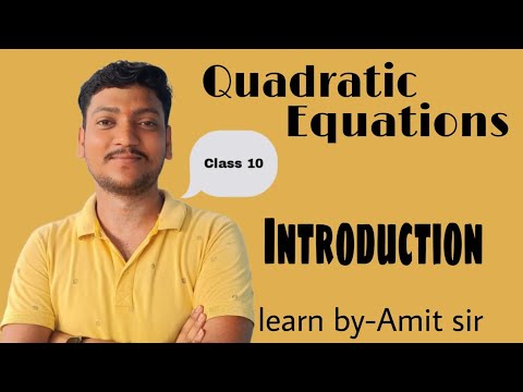 Quadratic Equation FULL CHAPTER | Class 10th Mathematics | Chapter 4 - YouTube
