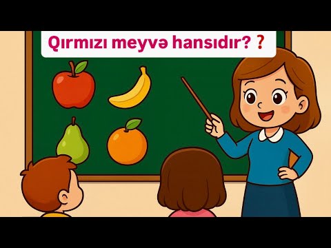 🎨Rəngləri ən asan üsulla öyrənək 🎨 Rəng oyunu | Rəngləri öyrənmək 🎨 cizgi film #uşaqkanalı #nagillar