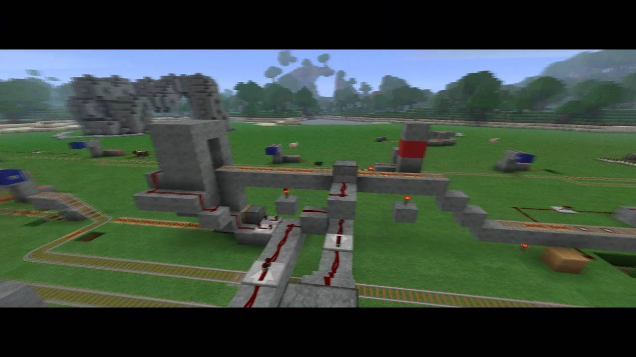 Minecraft Minecart Wars: Racing and Traps Must see HUGE Track!!! HD ...