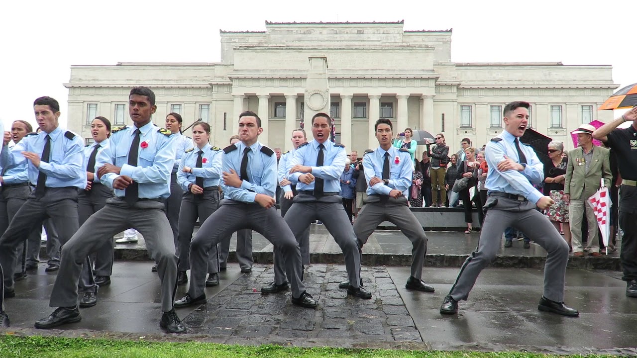 Military Cadet's performing a Haka - YouTube