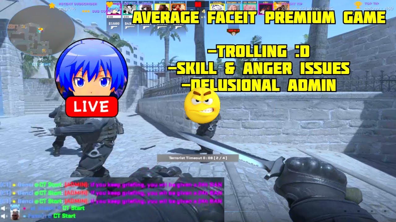 angry admin, crazy clutches = still lose? - YouTube