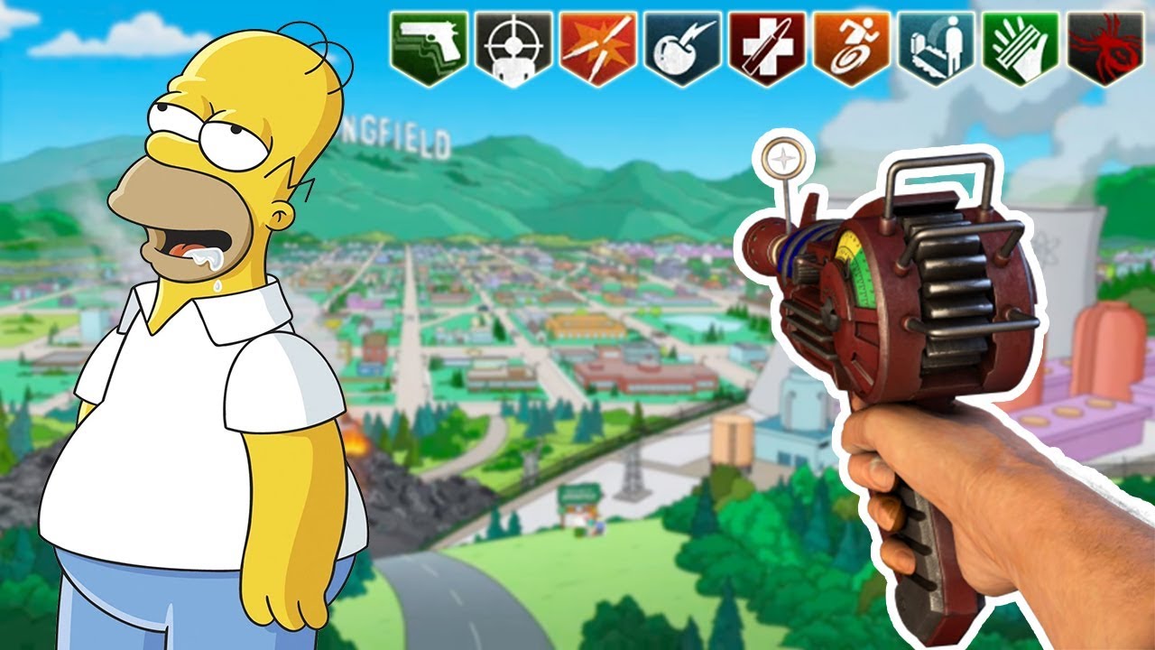 THE SIMPSONS CUSTOM ZOMBIES! - Call of Duty: Black Ops 3 Custom Zombies ...