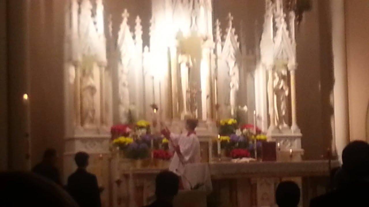 Emmanuel Catholic Church Easter Vigil. Gloria in Latin - YouTube