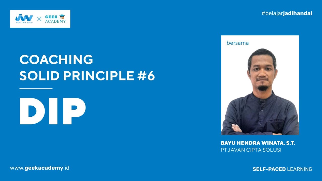 Coaching SOLID Principle #6 DIP - YouTube