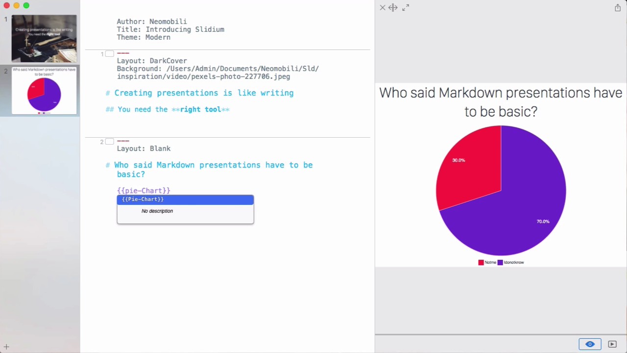 Markdown presentations with Slidium - YouTube