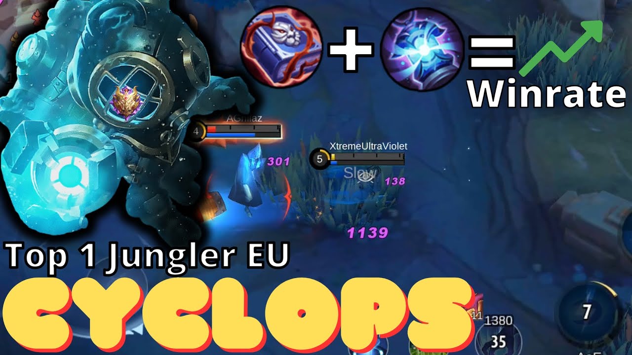 Cyclops Jungle Solo Rank Road to Mythical Glory Mobile Legends Ep.7 ...