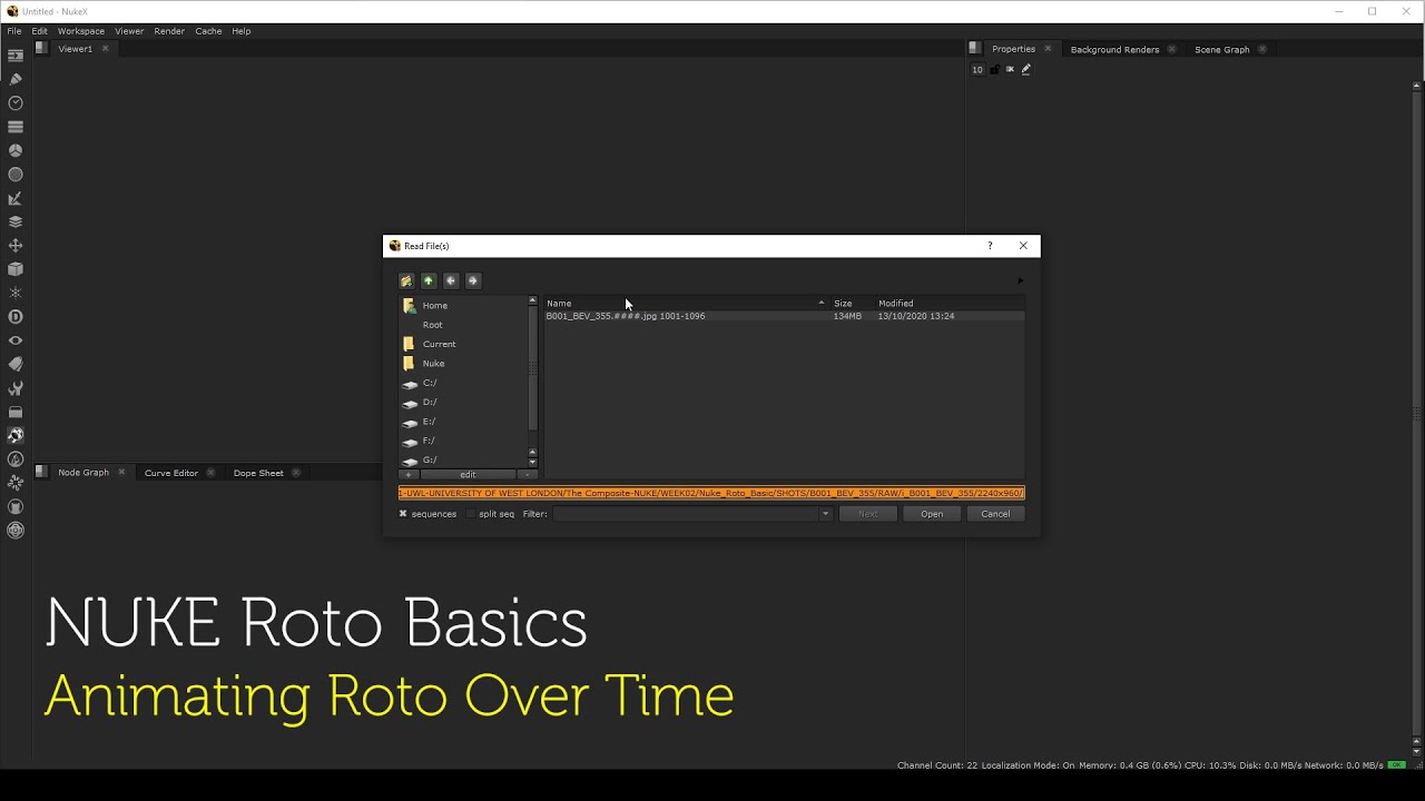 NUKE Roto Basics-Animating Roto Over Time - YouTube