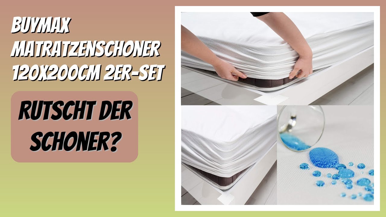 BEWERTUNG (2025): Buymax Matratzenschoner 120x200cm 2er-Set. Infos ...