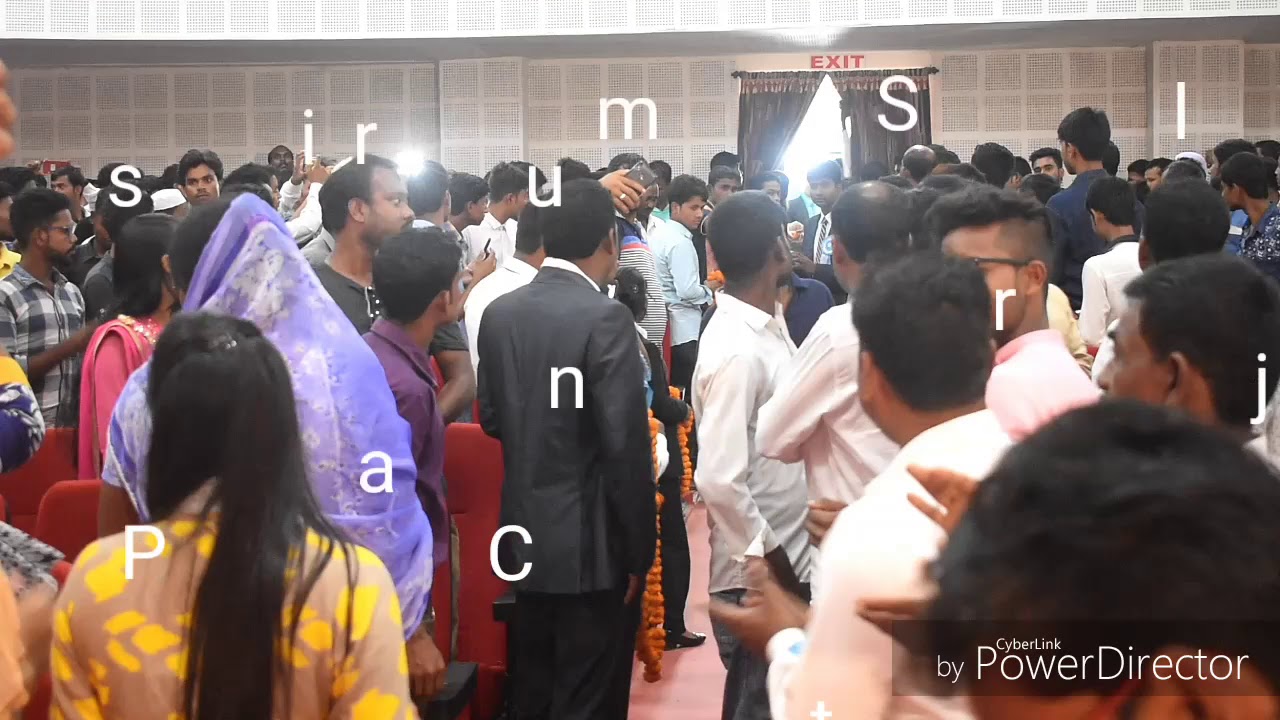 Chief guest welcome in program hall - YouTube