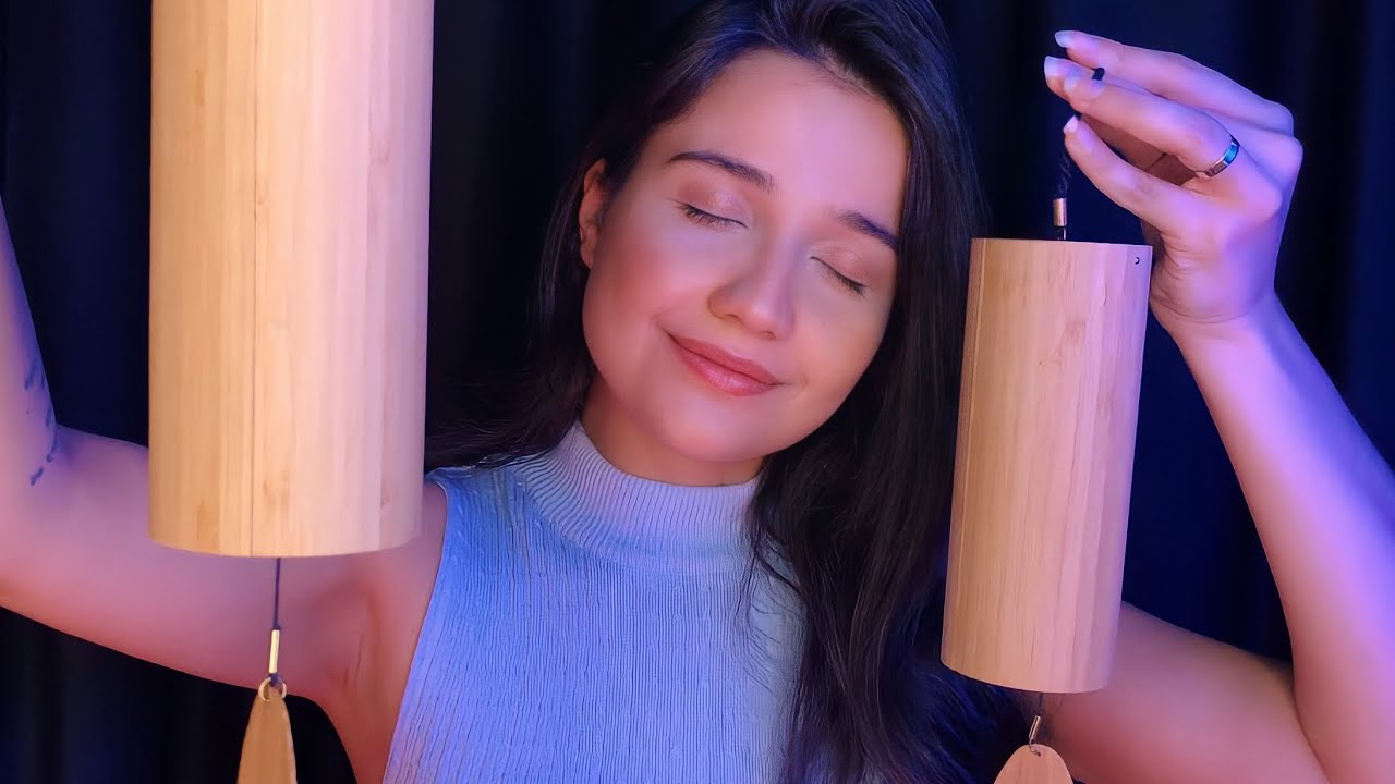 ASMR SUAVE ♡ Aliviando o ESTRESSE: Tapping, Chuva, Soft Spoken, Hand Movements para Dormir e ...