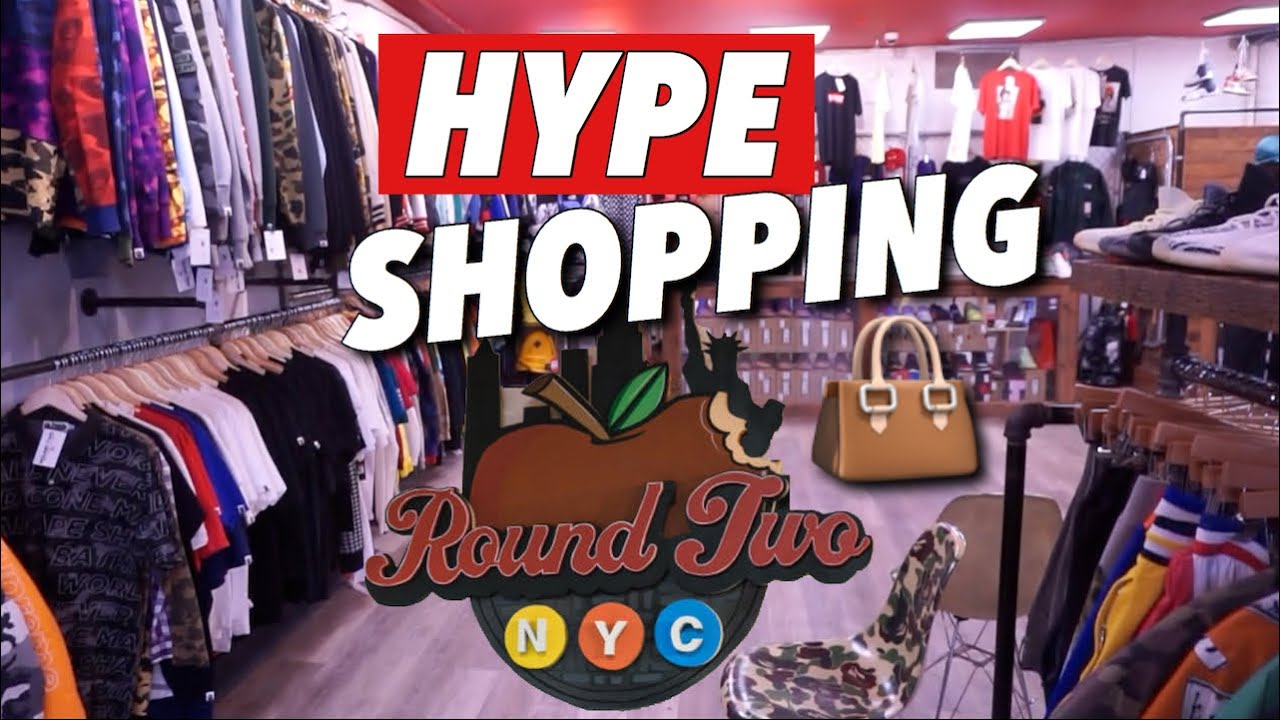 Shopping at Round Two NYC & Stadium Goods - YouTube