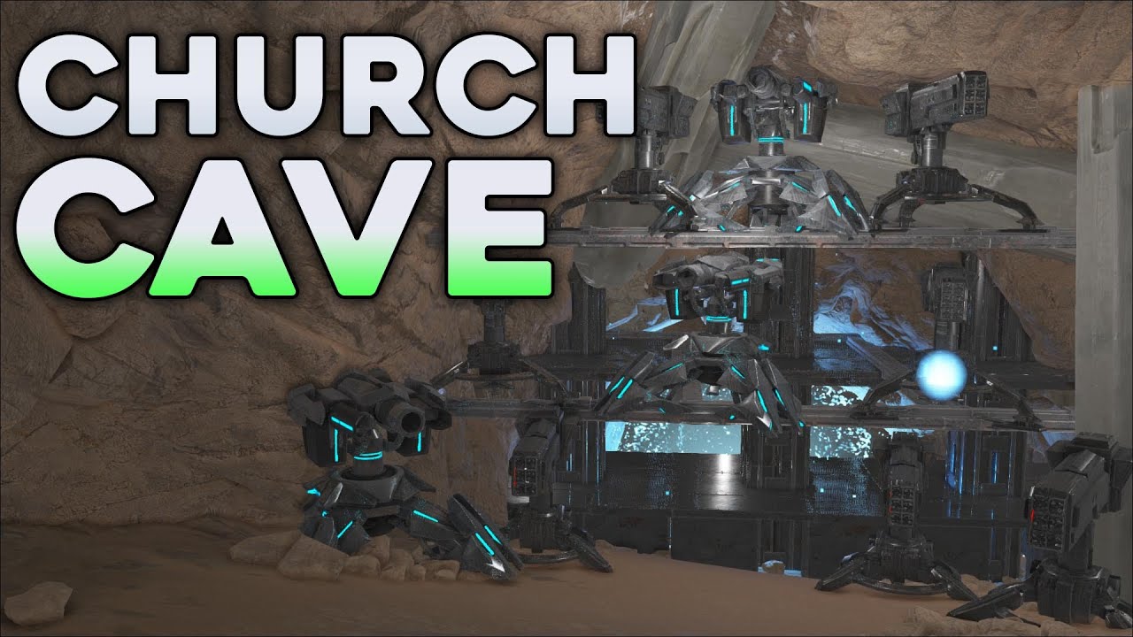 Claiming Church Cave on DAY 1! - ARK PvP - YouTube