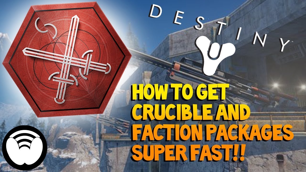 Destiny-HOW TO GET CRUCIBLE REPUTATION AND PACKAGES SUPER FAST - YouTube