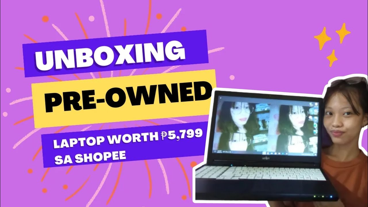 UNBOXING PRE-OWNED LAPTOP WORTH ₱5,799 SA SHOPEE | FUJITSU A574 - YouTube