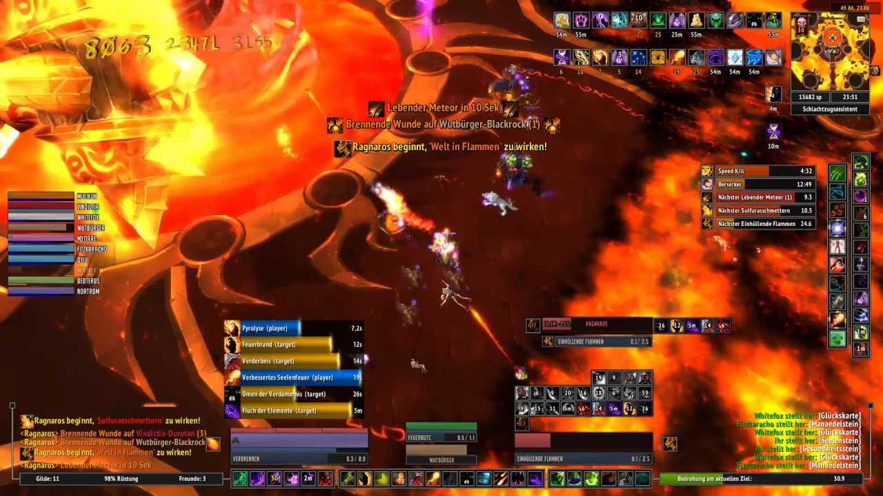 Firelands: Ragnaros HC (10) - YouTube
