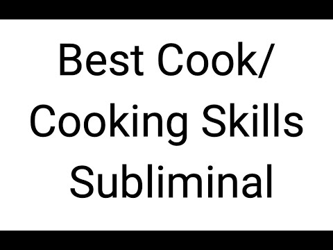 Best Cook/Cooking Skills Subliminal - YouTube