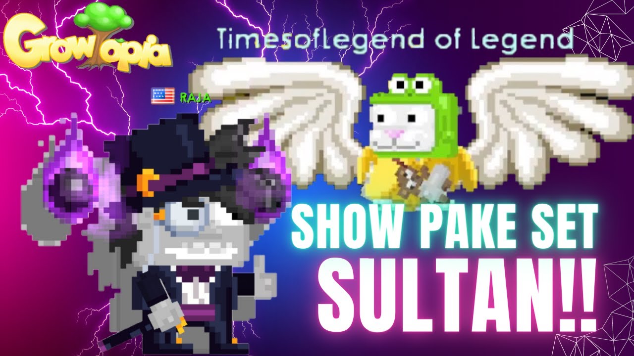 SHOW Pake Set Sultan!! | Growtopia | Indonesia - YouTube