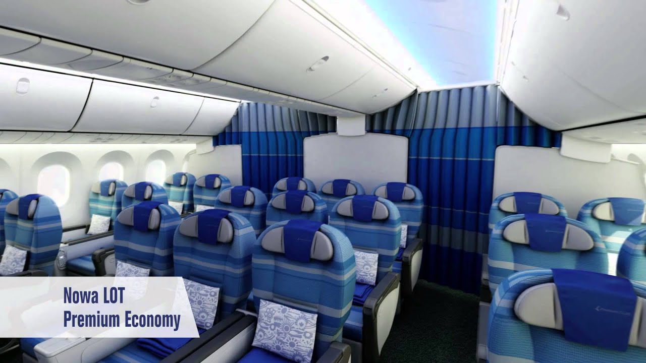 Polskie Linie Lotnicze LOT - prezentacja klas - YouTube